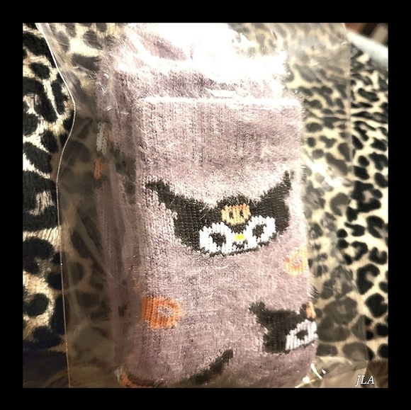 Sanrio | Accessories | Sanrio Krumi Purplefluffysocks Newtagssz46 ...